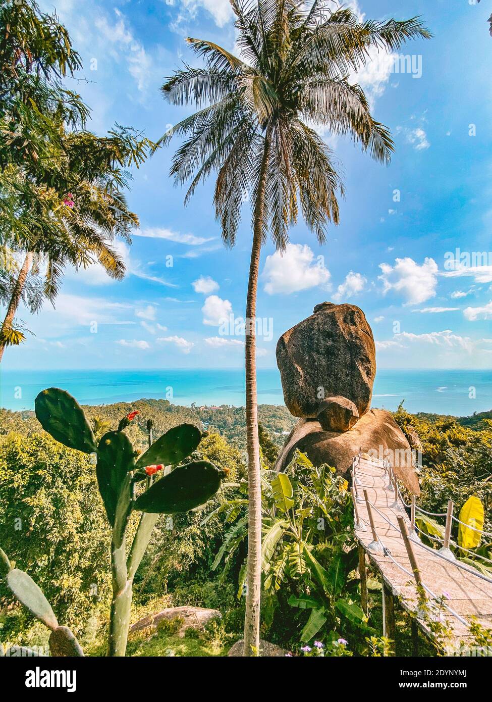 Koh Samui Overlap Stone in thailand, south east Asia Stock Photo - Alamy