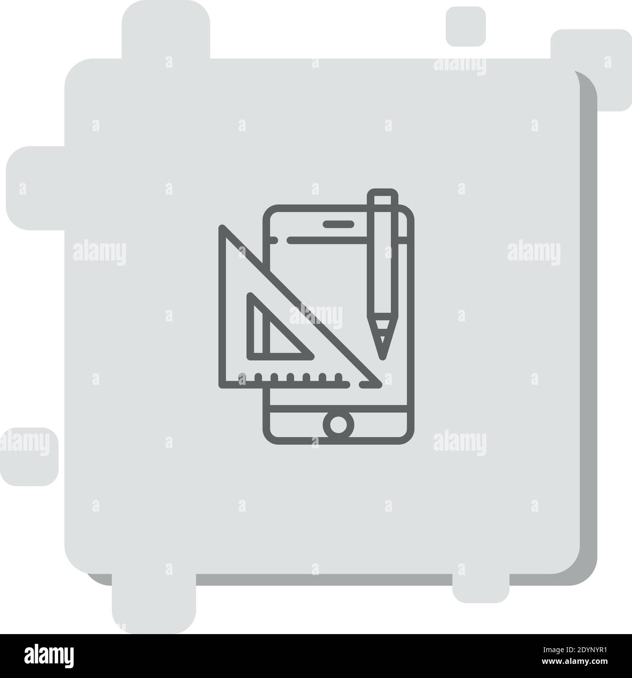 graphic tablet vector icon modern simple vector illustration Stock ...