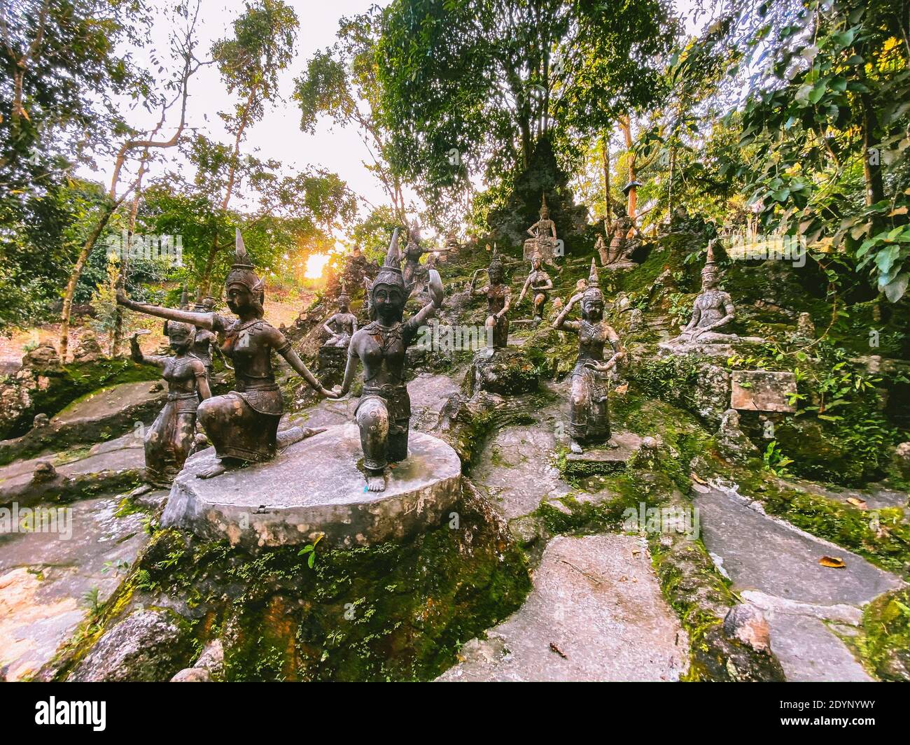 Secret Buddha Magic Garden in koh Samui, Thailand Stock Photo - Alamy