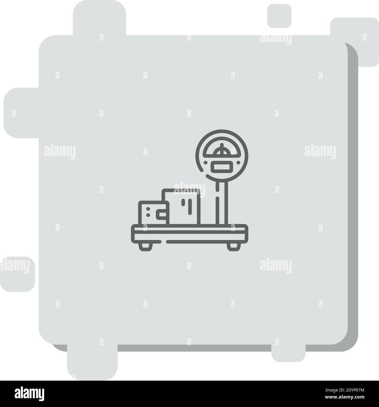 weighing scale vector icon modern simple vector illustration Stock ...