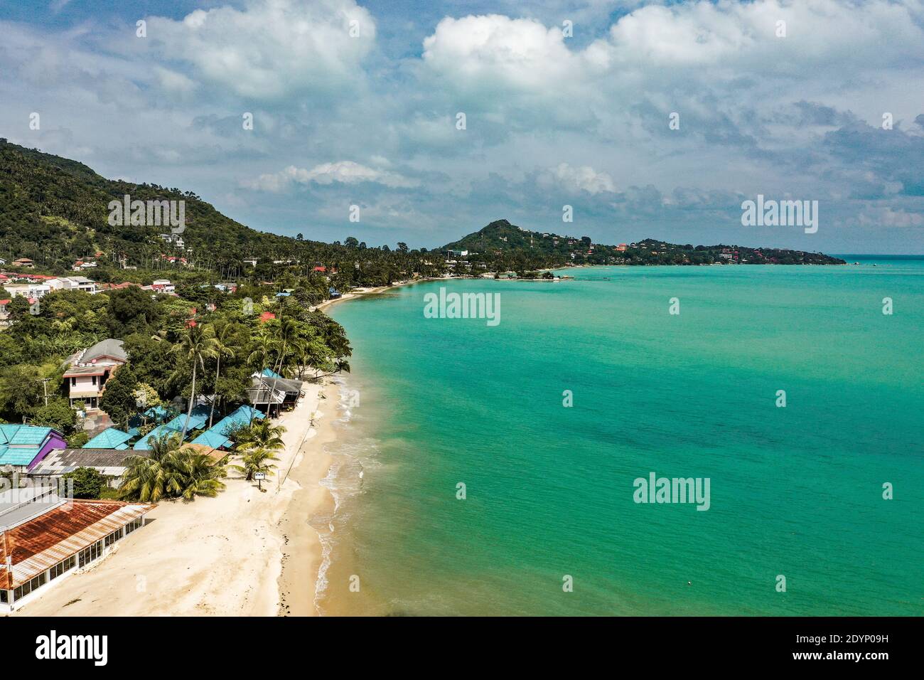 Aerial view of the beach in koh Samui, Thailand, south east Asia Stock ...