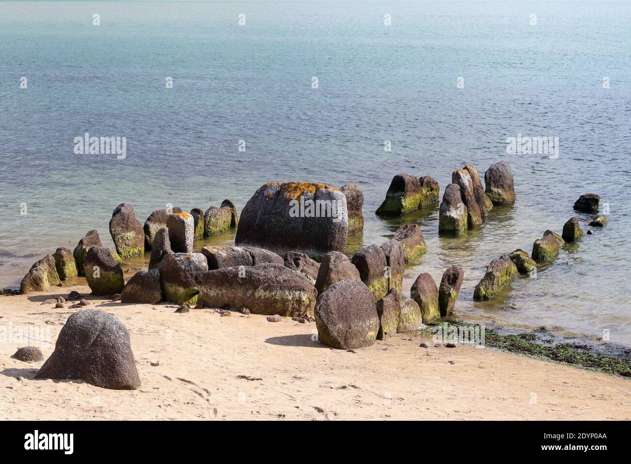 Neolithic tomb - dolmen or gallery grave also passage grave - of ...
