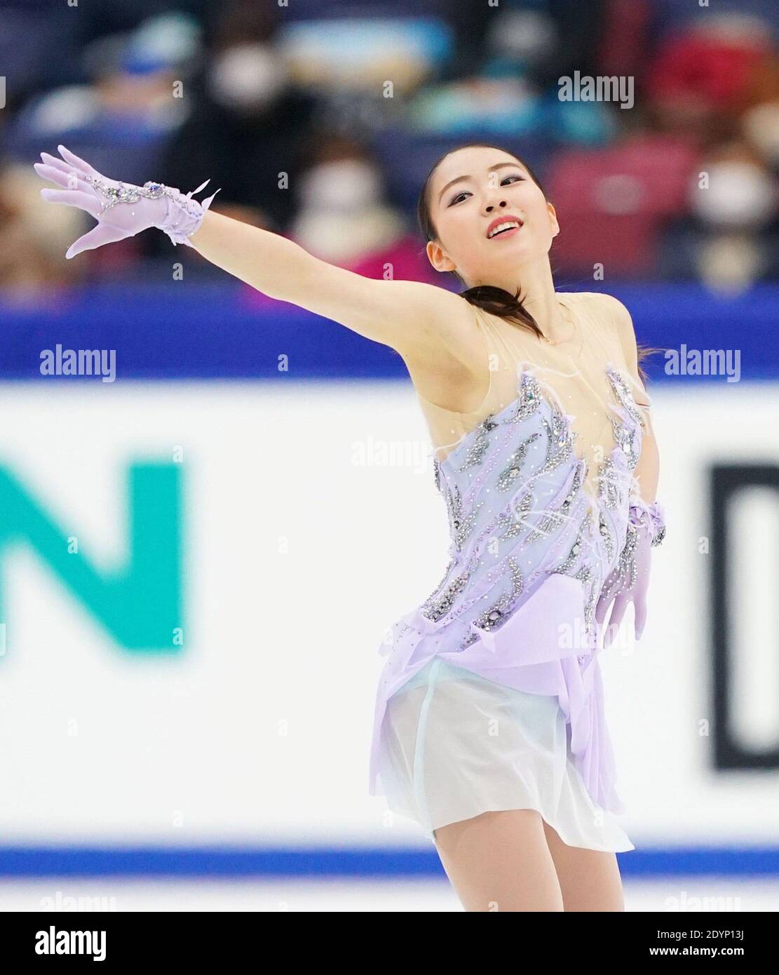 Rika Kihira performs her free skate at the national figure skating ...