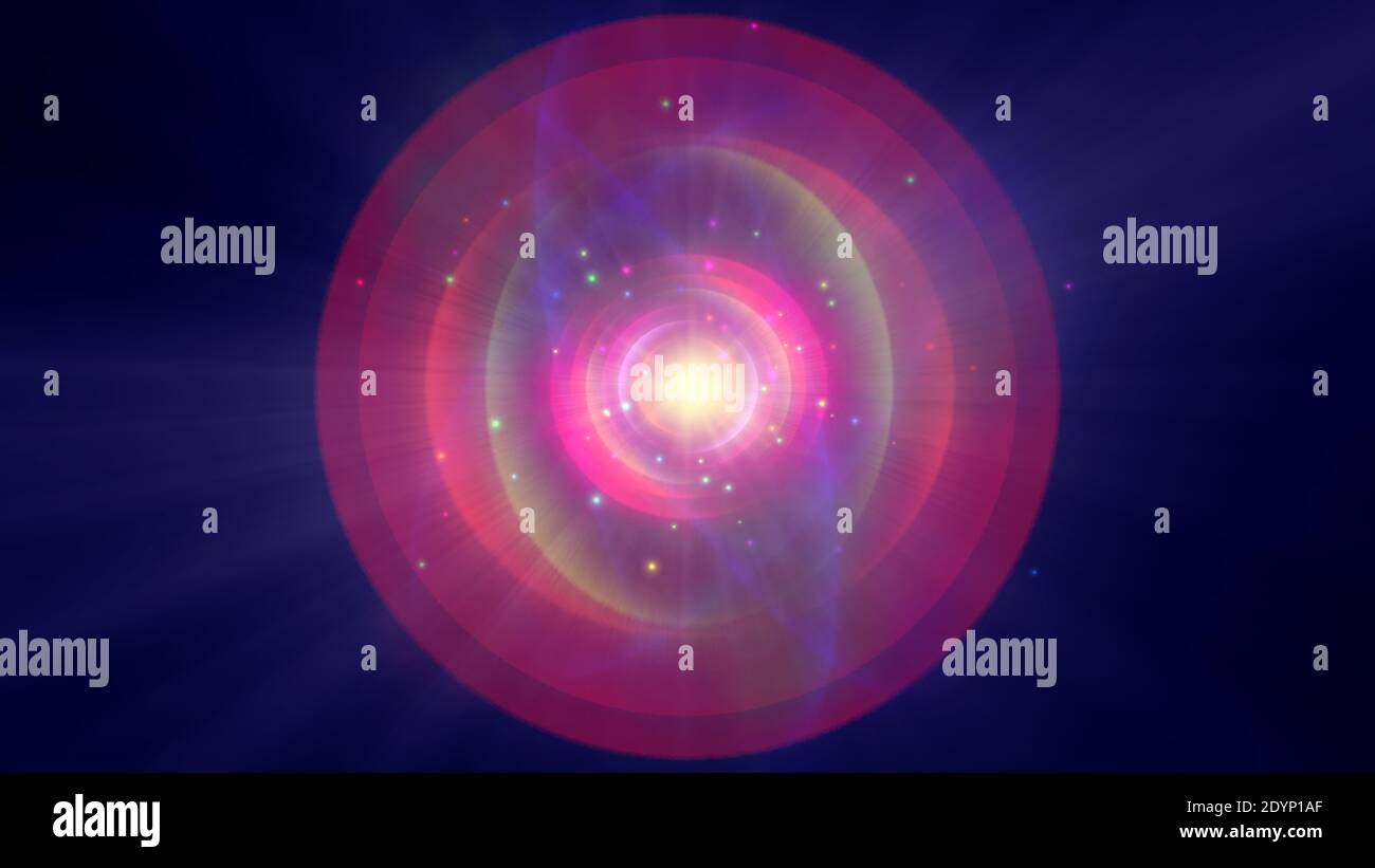 atom light ray glow abstract, 3d render illustration Stock Photo - Alamy