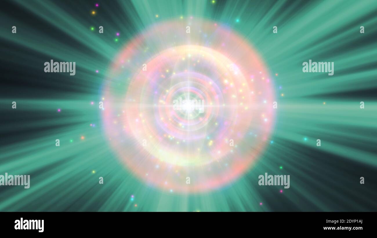 atom light ray glow abstract, 3d render illustration Stock Photo - Alamy
