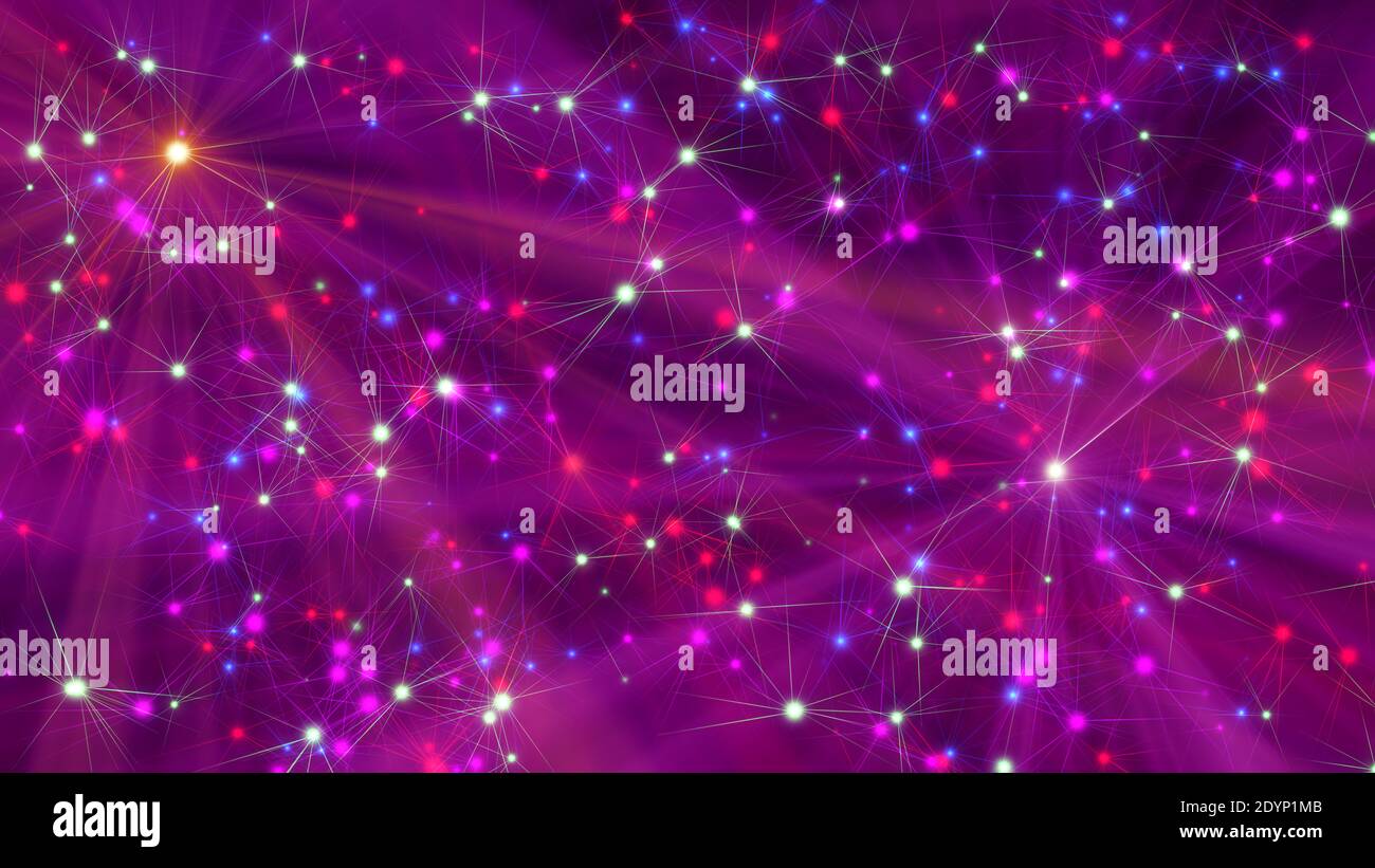 laser ray light neon rays illustration render Stock Photo - Alamy