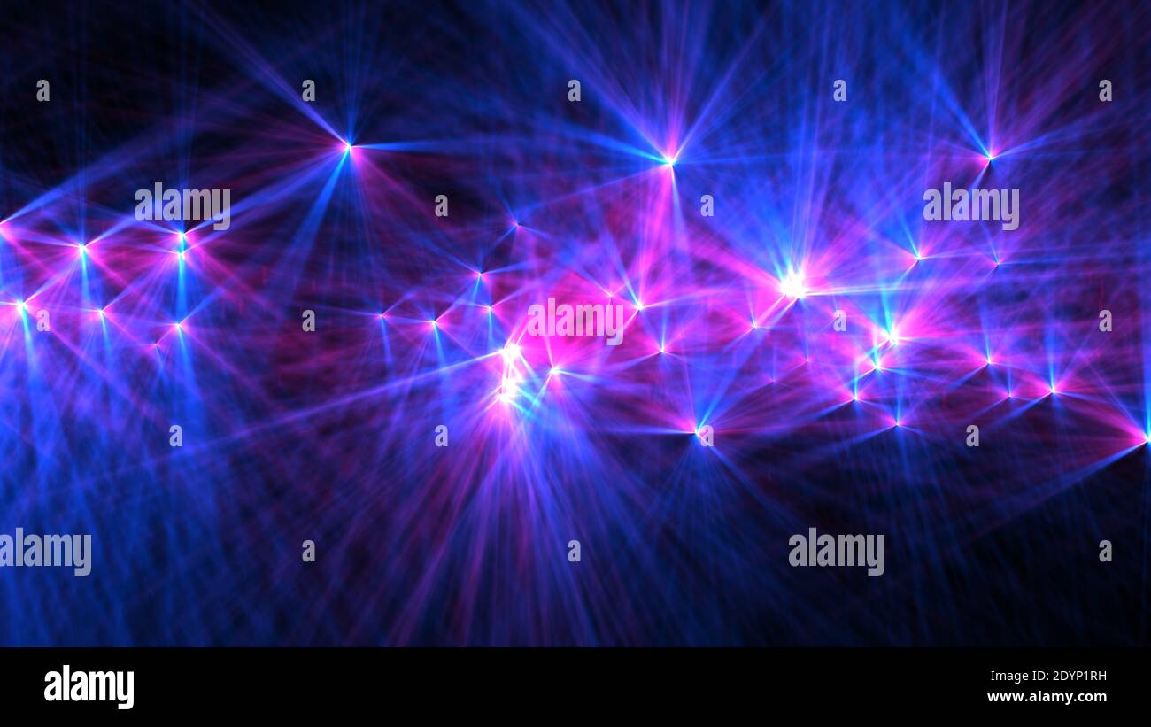 light lens ray dust in space illustration Stock Photo - Alamy