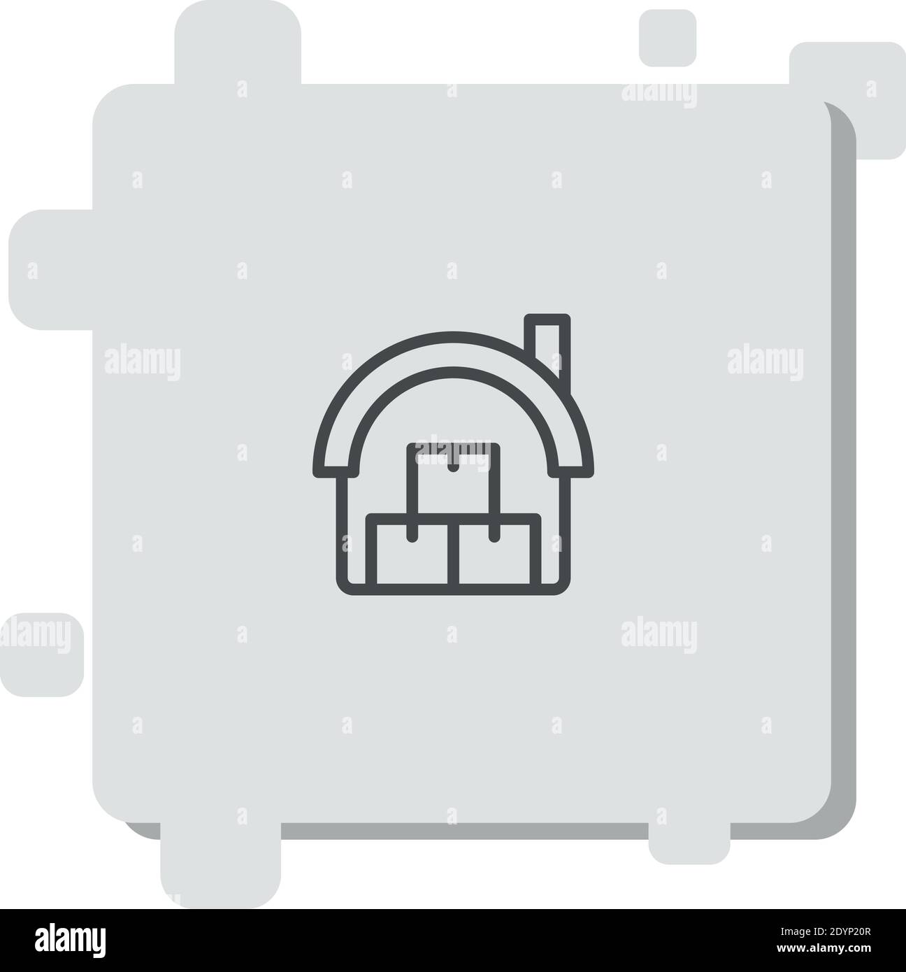 shed vector icon modern simple vector illustration Stock Vector Image ...