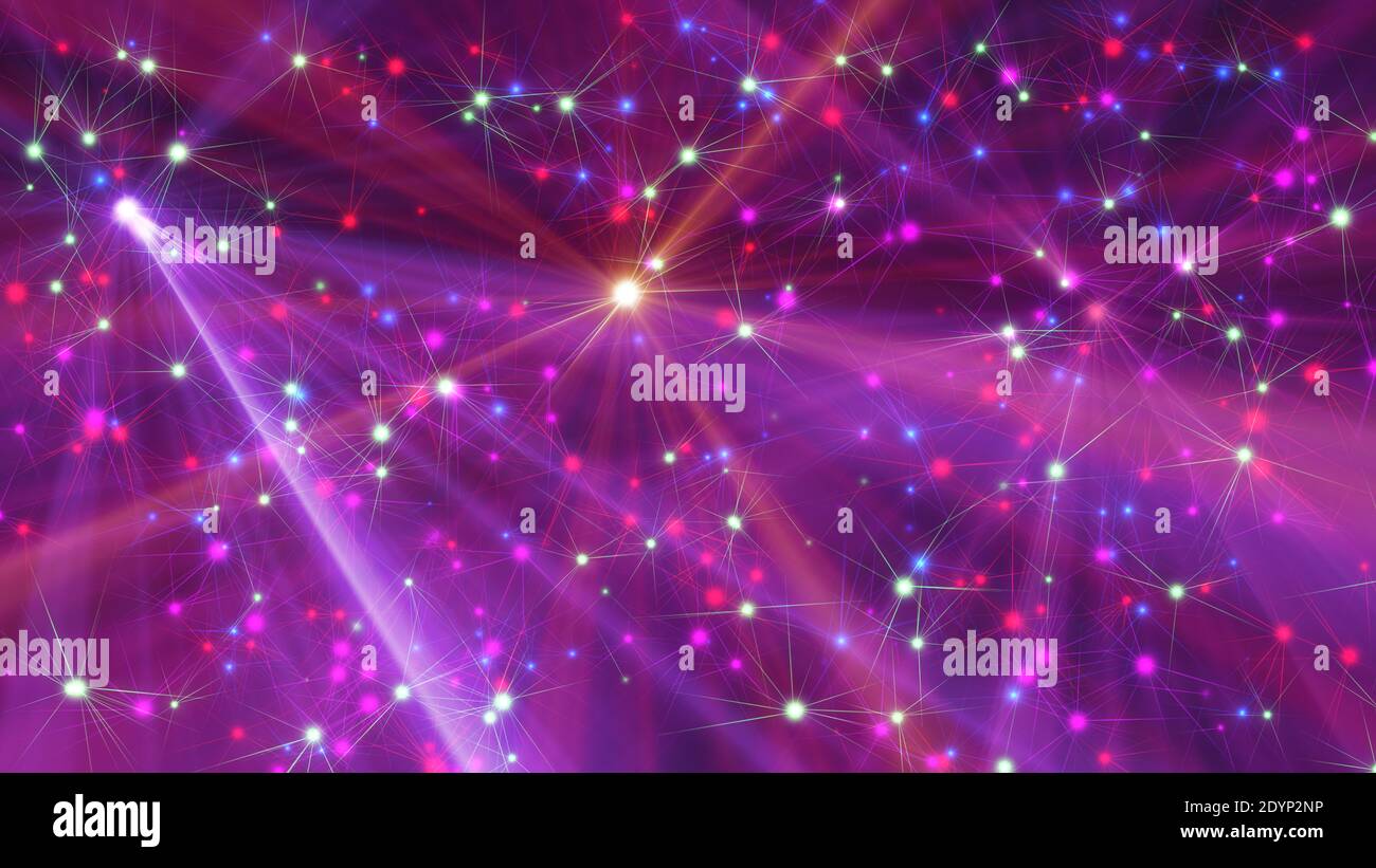 laser ray light neon rays illustration render Stock Photo - Alamy
