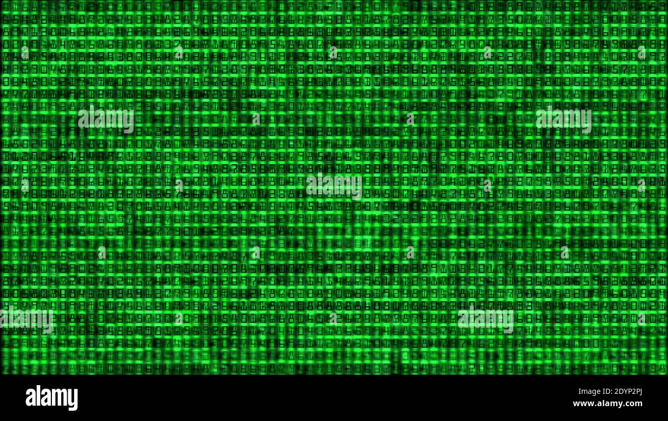 Abstract background, digital data matrix, illustration render Stock ...