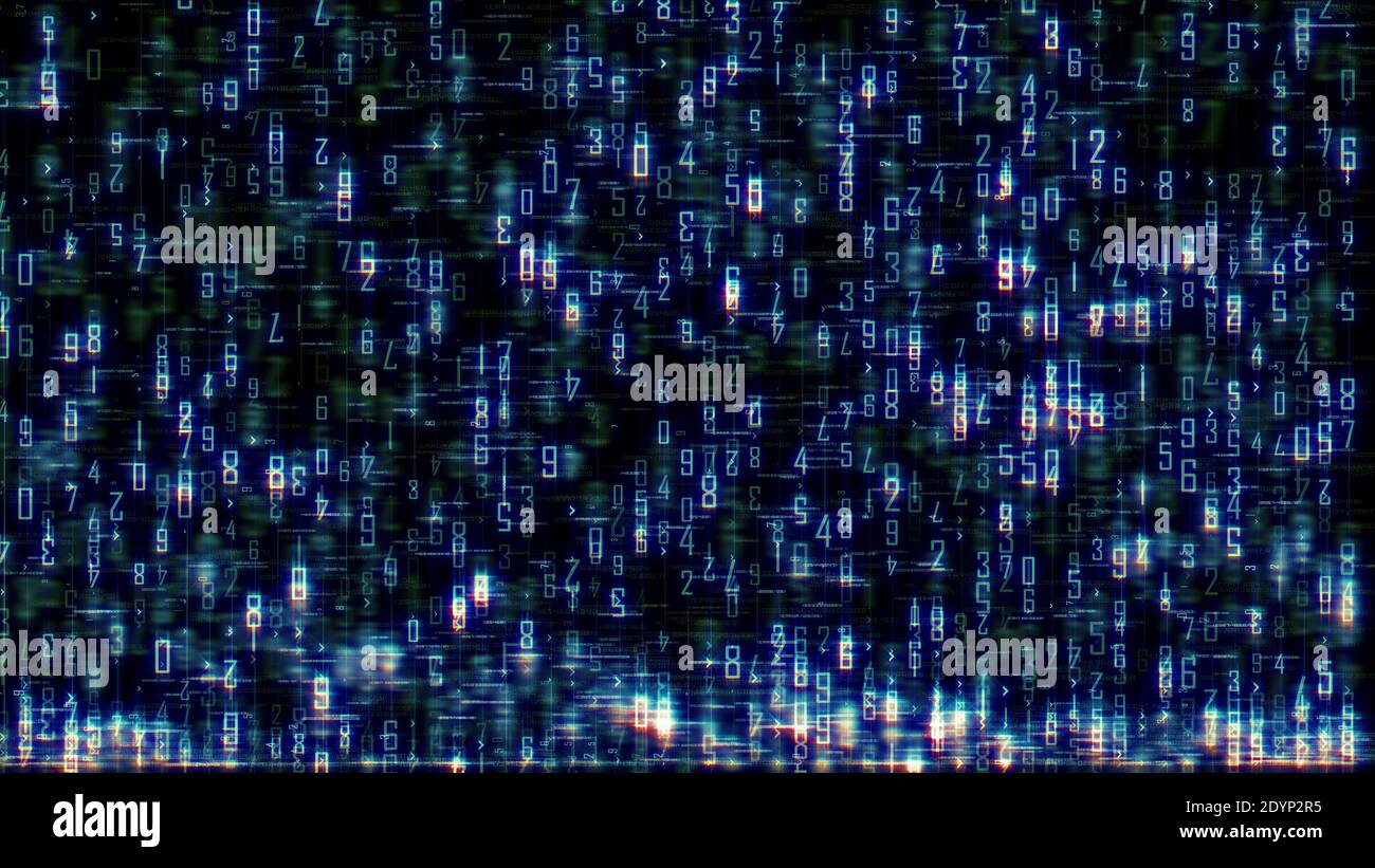 Abstract background, digital data matrix light illustration Stock Photo ...