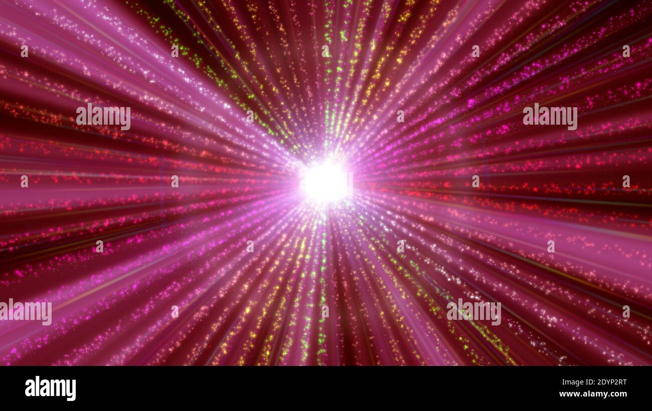 particle laser light color ray illustration render Stock Photo - Alamy