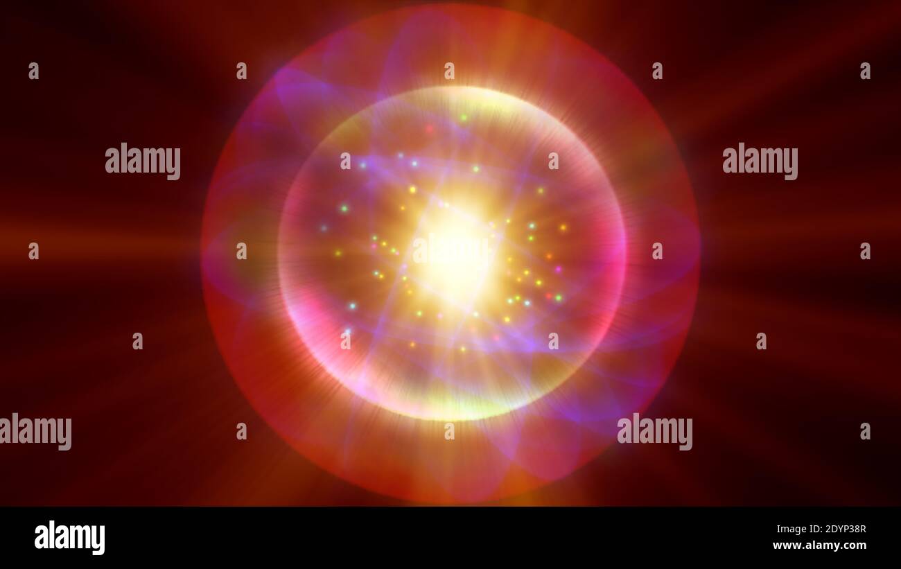 atom light ray glow abstract, 3d render illustration Stock Photo - Alamy