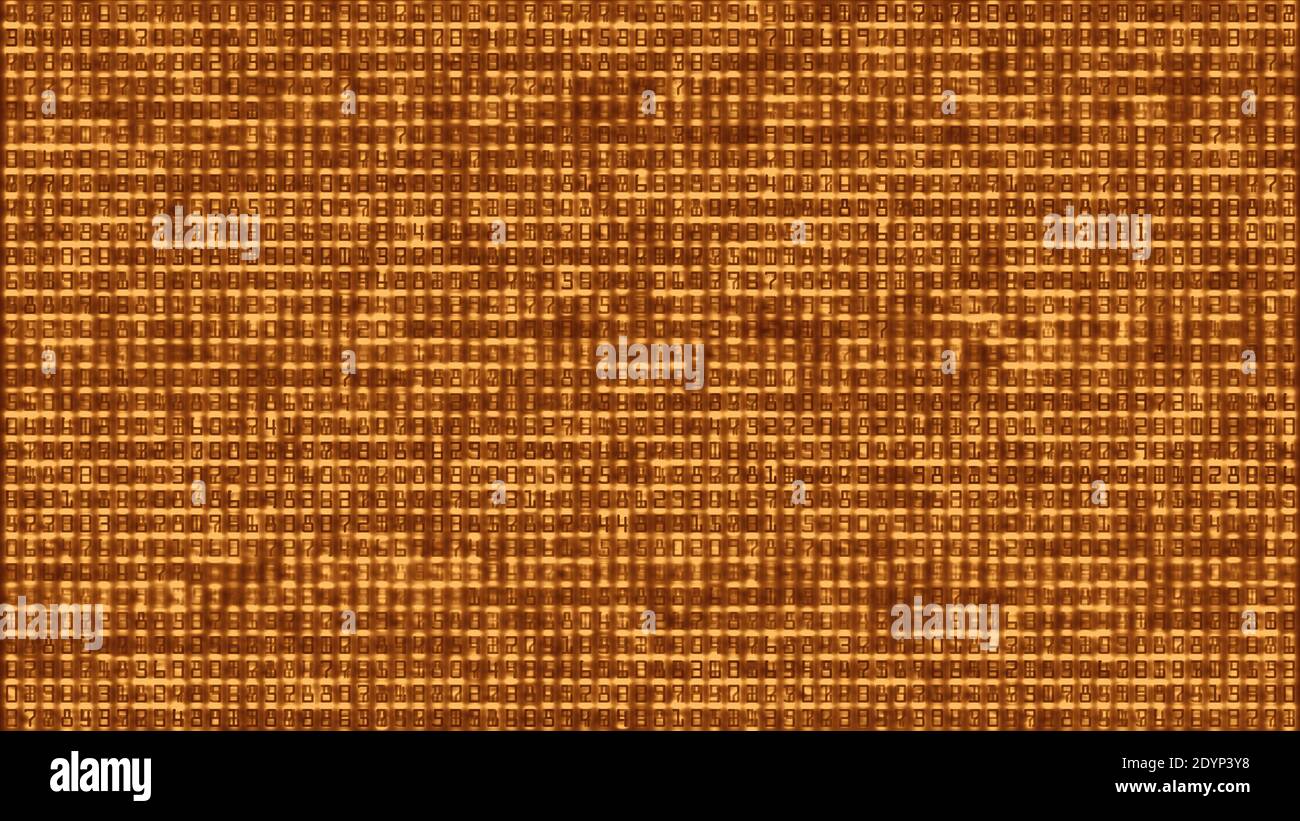 Abstract background, digital data matrix, illustration render Stock ...