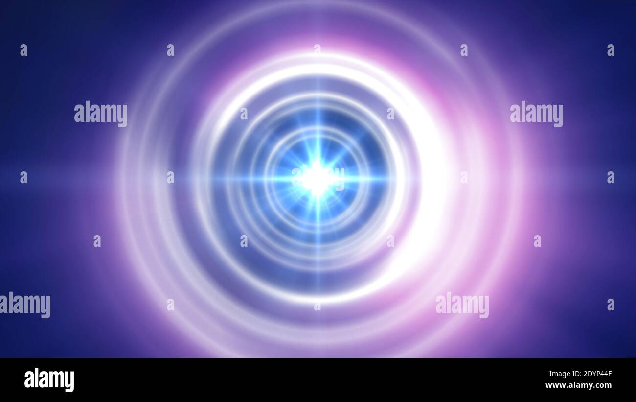 rings light ray Orb neon ray light illustration Stock Photo - Alamy