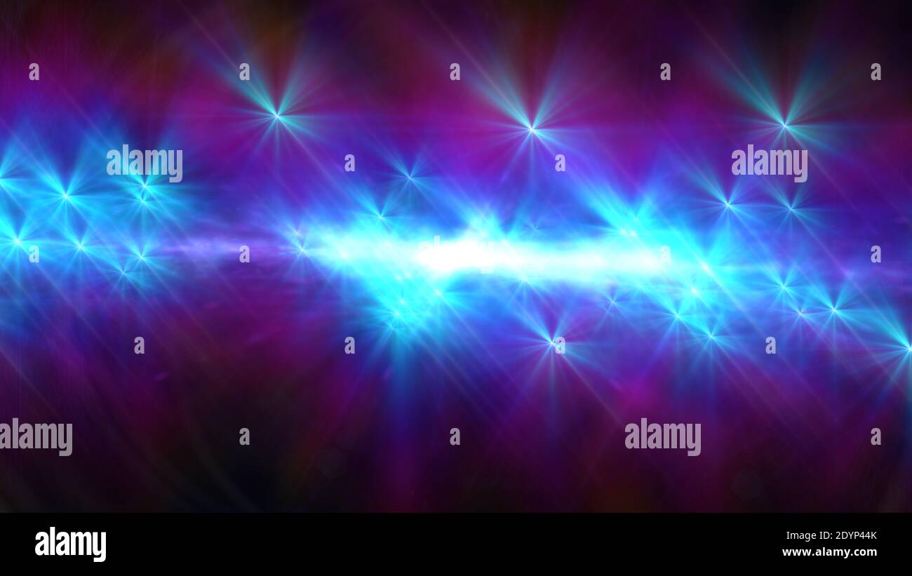 light lens ray dust in space illustration Stock Photo - Alamy