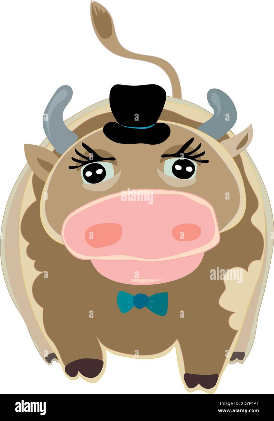 Happy cute cow Stock Photo - Alamy