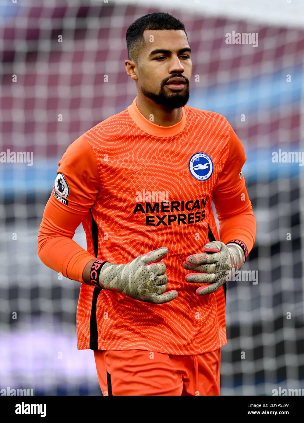 Brighton and Hove Albion goalkeeper Robert Sanchez during the Premier ...