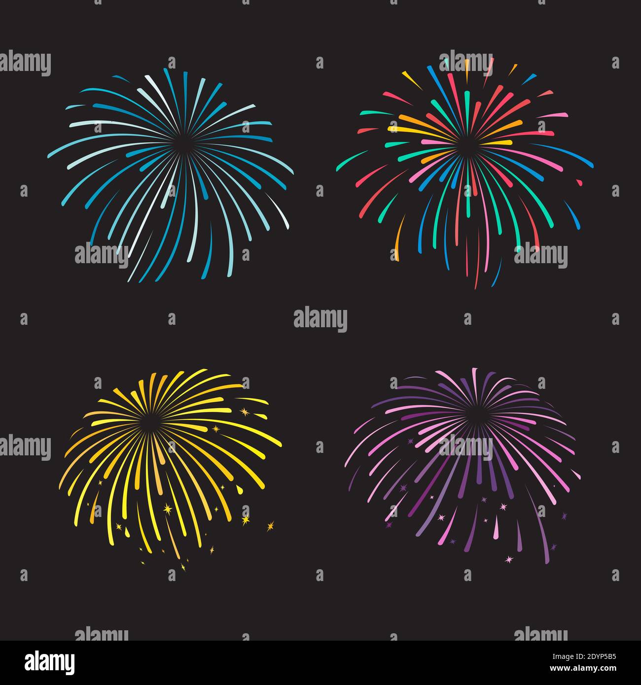 Firework vector icon illustration design template Stock Vector Image ...