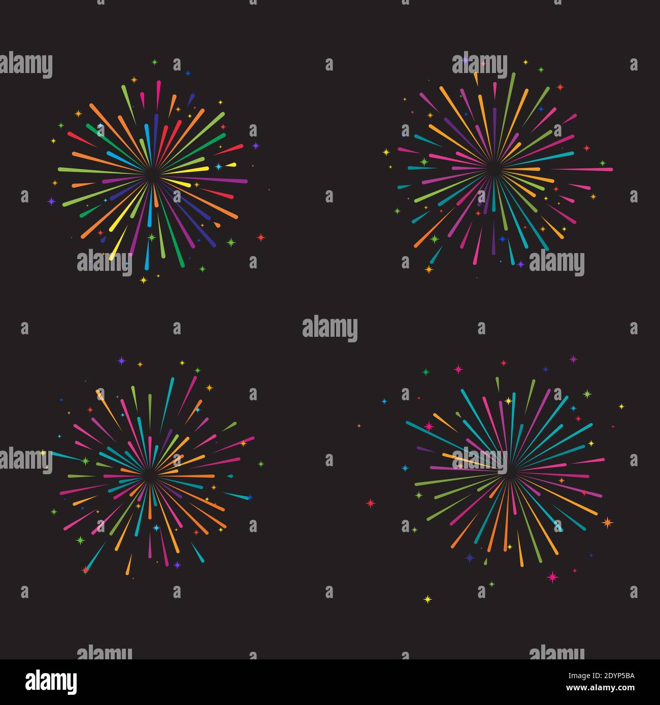 Firework vector icon illustration design template Stock Vector Image ...