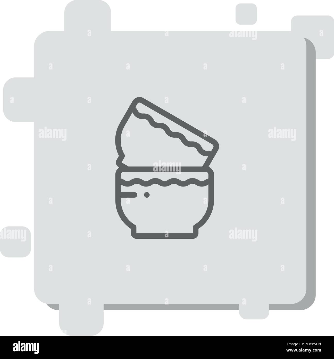 bowls vector icon modern simple vector illustration Stock Vector Image ...