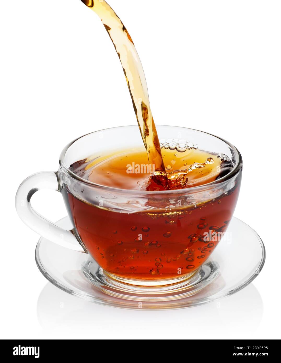 tea pouring into cup Stock Photo - Alamy