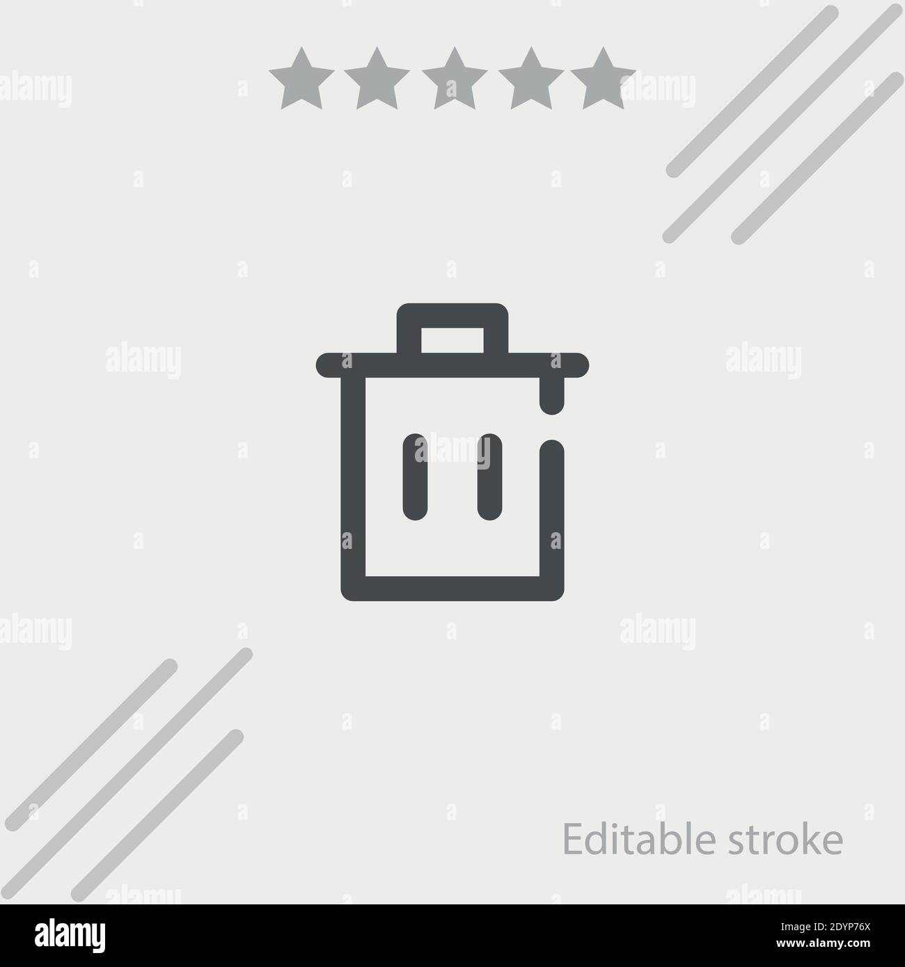 delete vector icon modern simple vector illustration Stock Vector Image ...