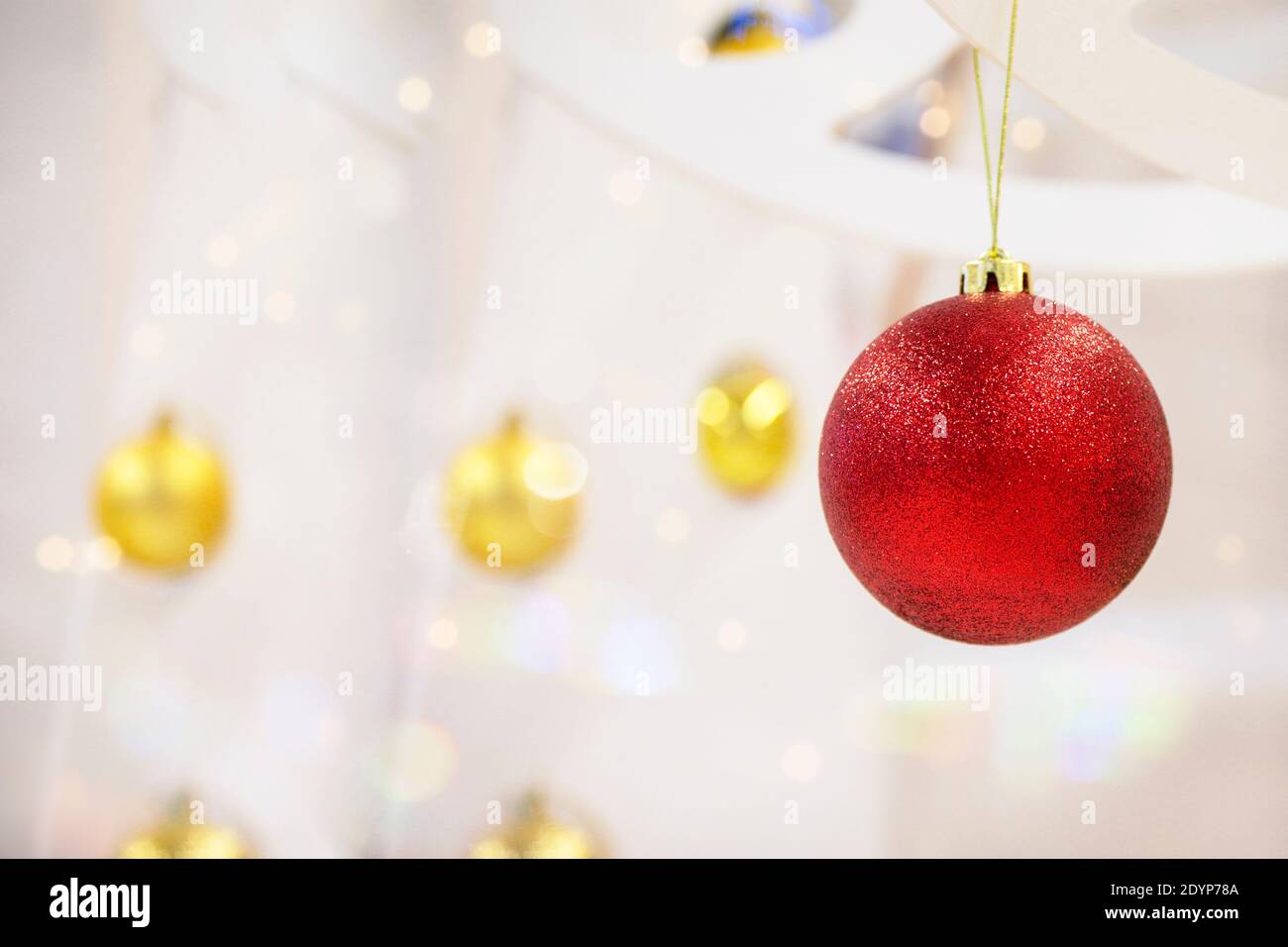 Christmas Ornament Ball Reflection High Resolution Stock Photography ...