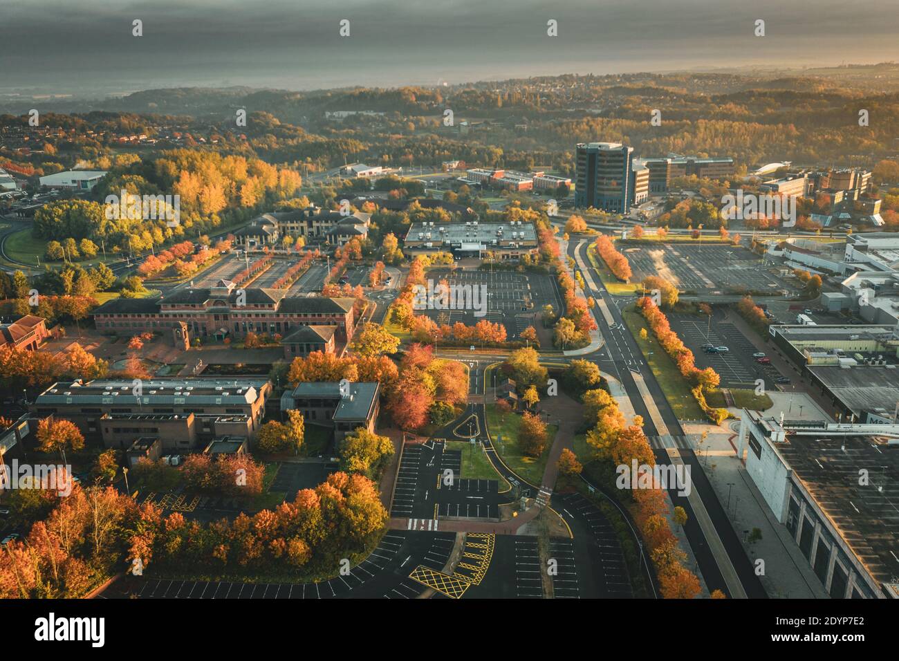 Aerial View Telford Town Centre High Resolution Stock Photography and ...
