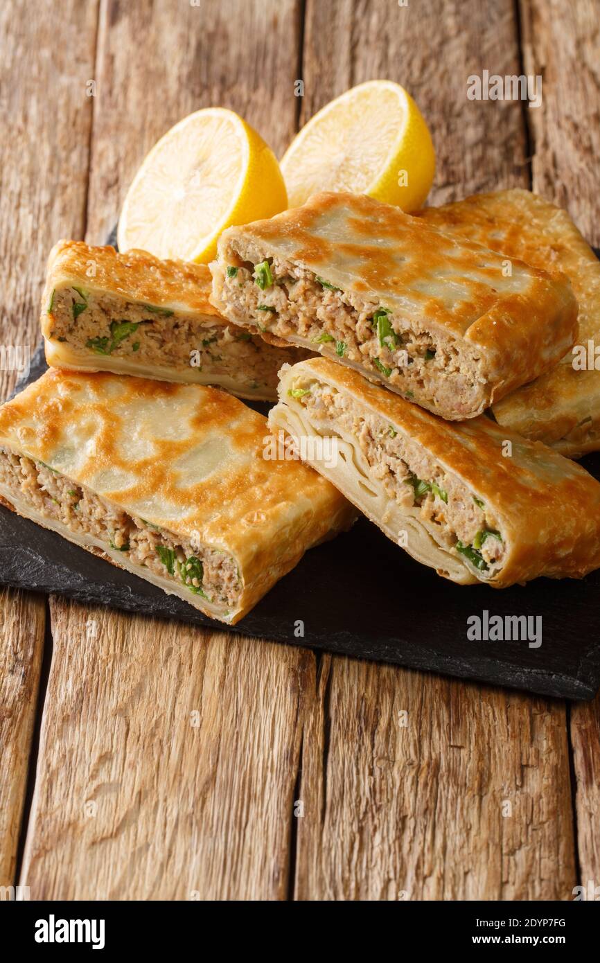 Mutabbaq is a delicious stuffed paratha with spicy minced meat, which ...