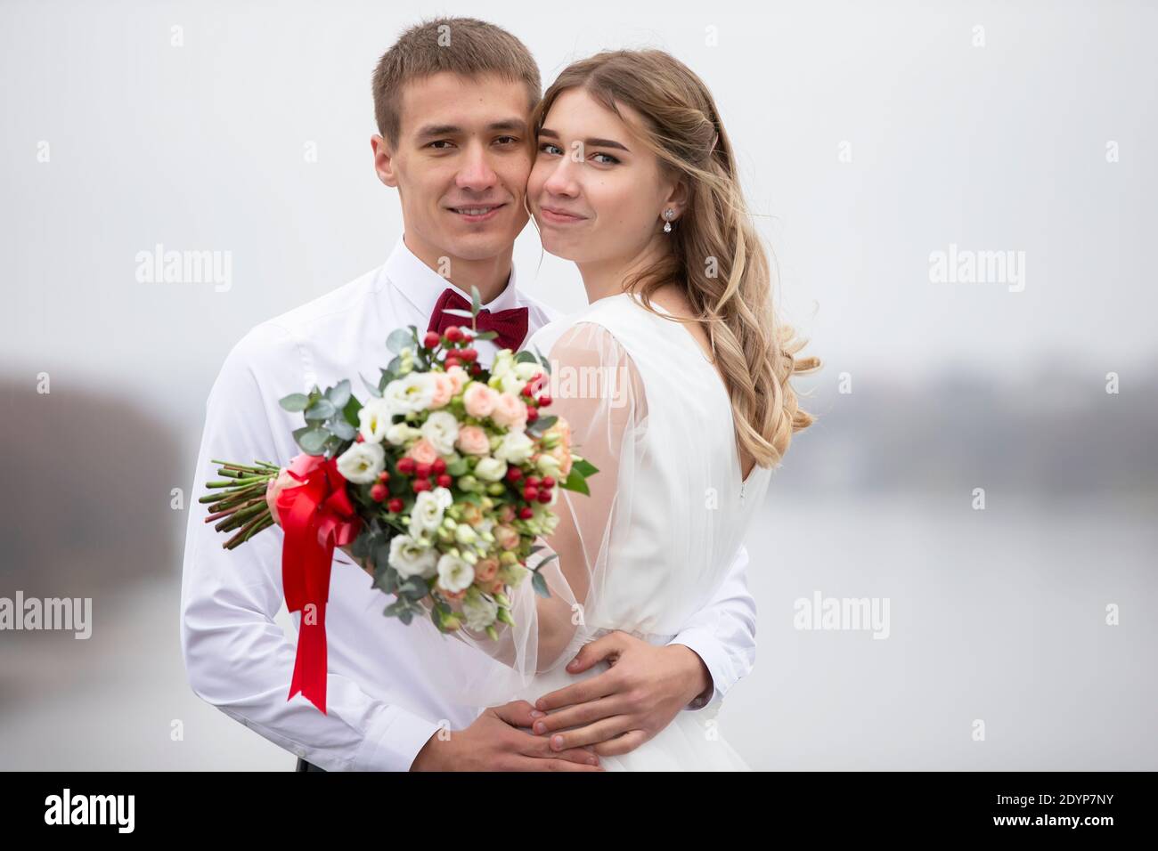 Young russian couple bride groom hi-res stock photography and images ...