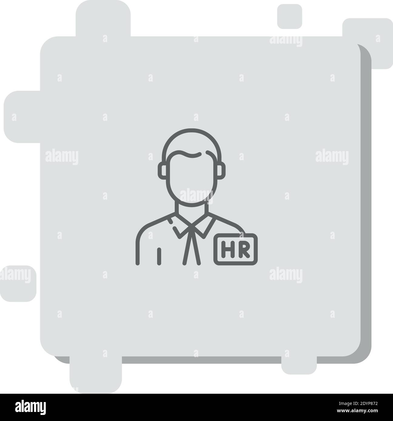hr vector icon modern simple vector illustration Stock Vector Image ...
