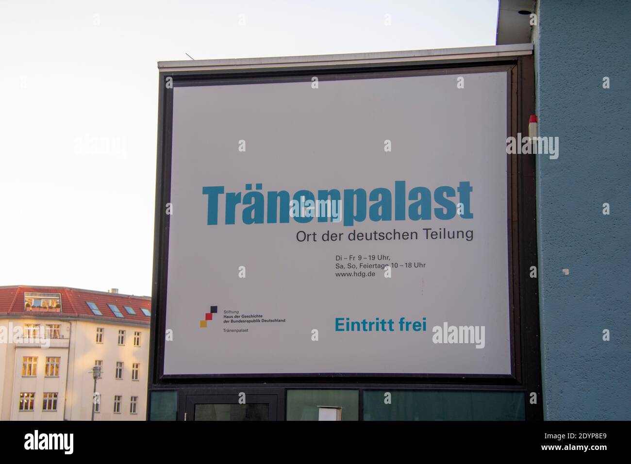 Tranenpalast (palace of tears) museum outside of Friedrichstrasse MItte ...