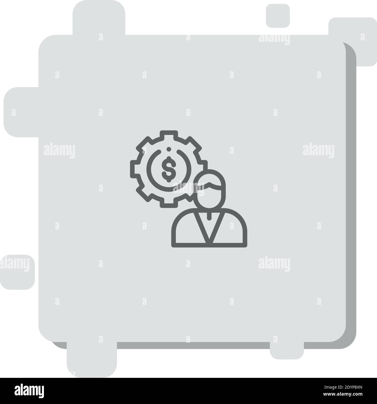 management vector icon modern simple vector illustration Stock Vector ...