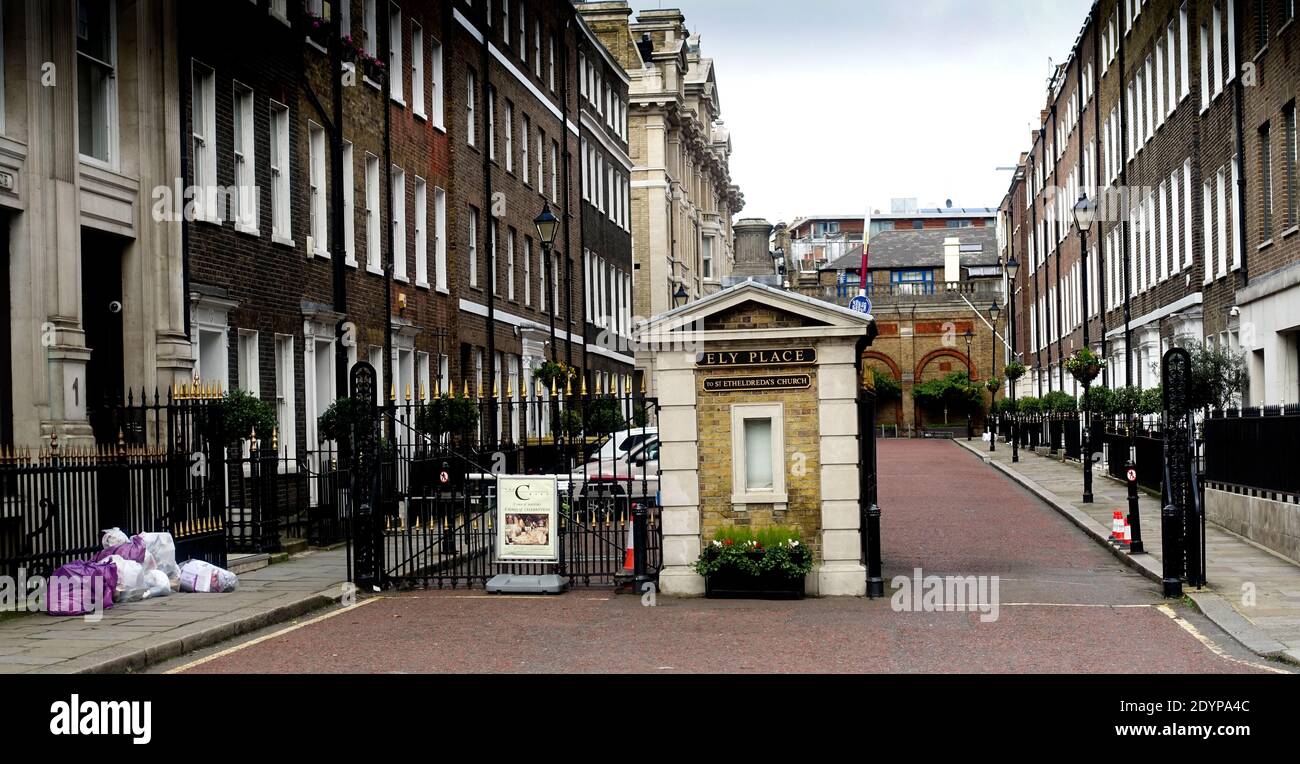 Ely Place, London, England, UK Stock Photo - Alamy