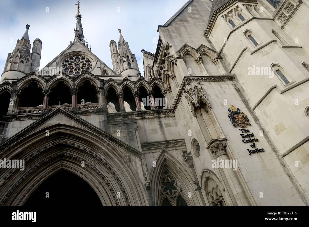 Royal Courts of Justice, London, England, UK Stock Photo - Alamy