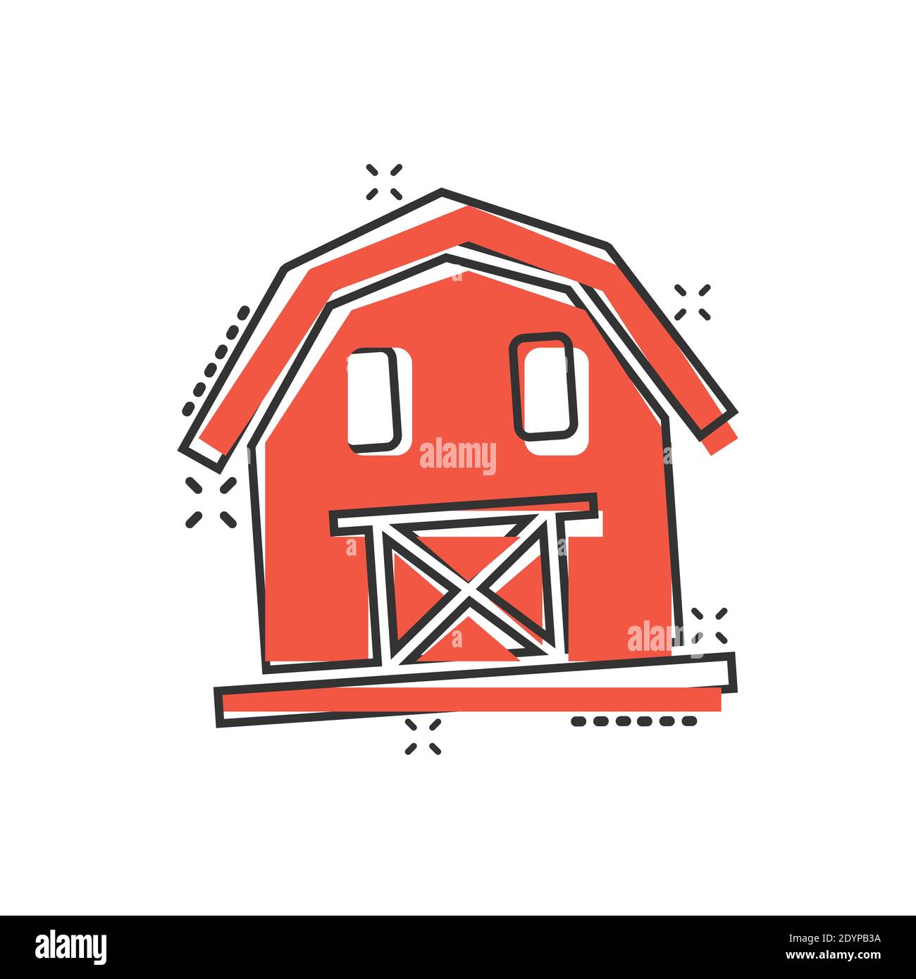 Grange barn Stock Vector Images - Alamy