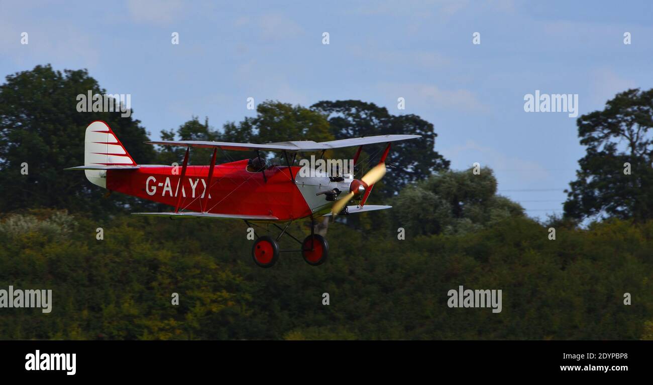 Vintage 1929 Southern Martlet aircraft in landing Stock Photo - Alamy