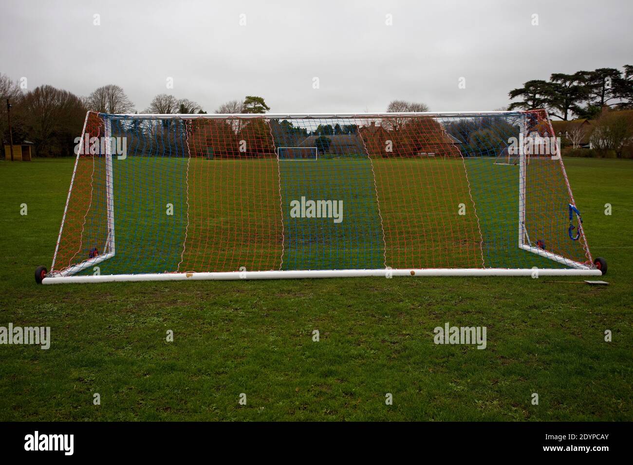 Football goal posts hi-res stock photography and images - Alamy