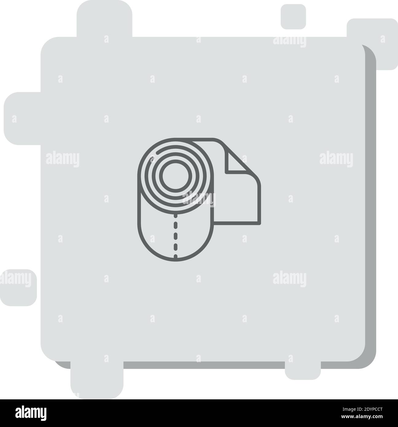 toilet paper vector icon modern simple vector illustration Stock Vector ...