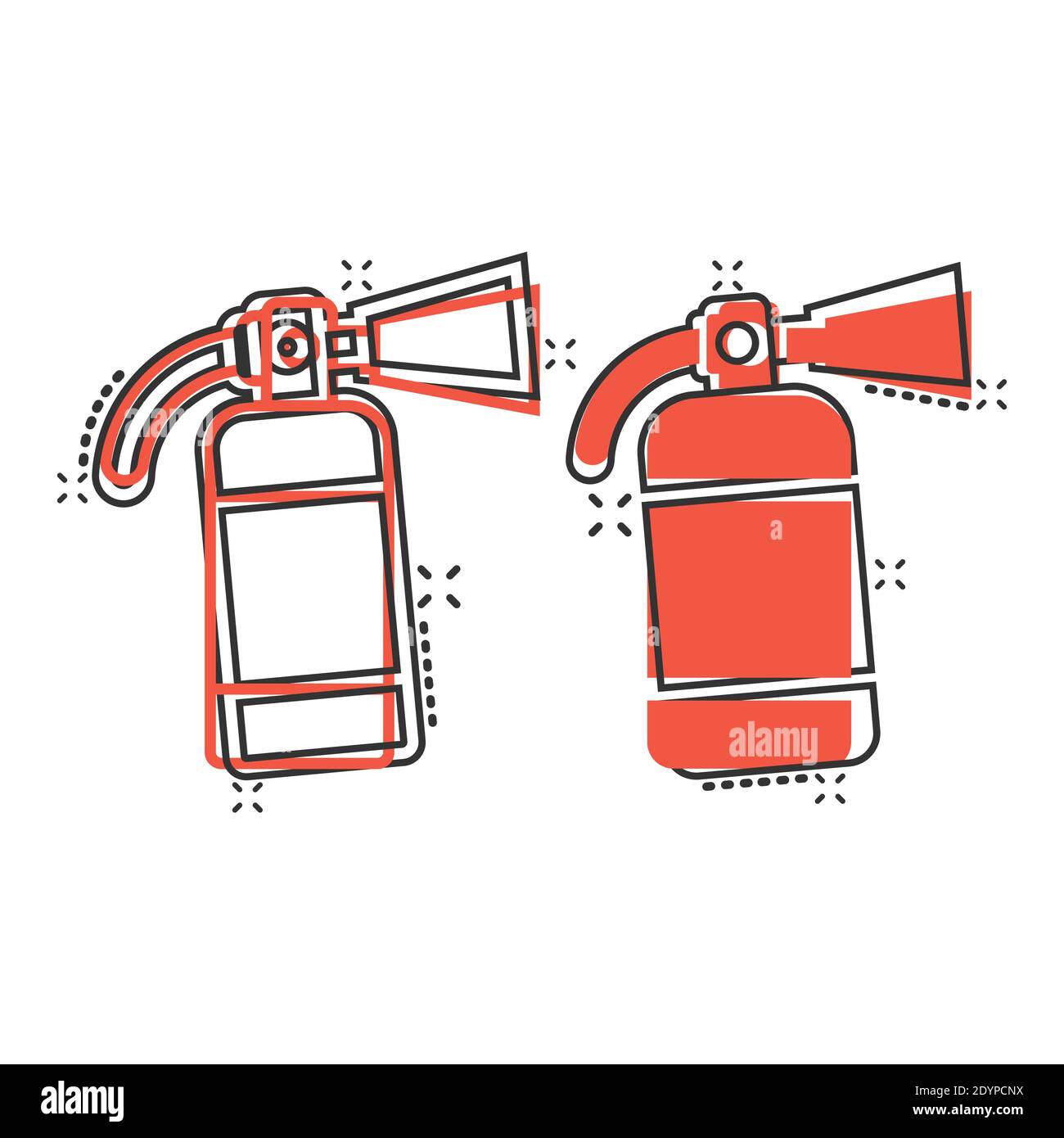 Fire extinguisher cartoon hi-res stock photography and images - Alamy