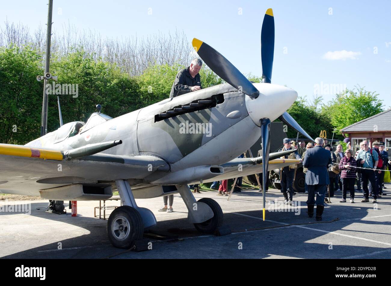 Iconic Supermarine Spitfire On Show At The Gloucestershire Warwickshire ...