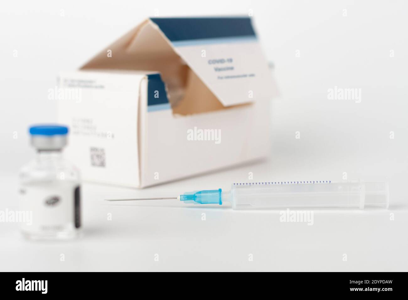 Covid vaccine astrazeneca box hi-res stock photography and images - Alamy