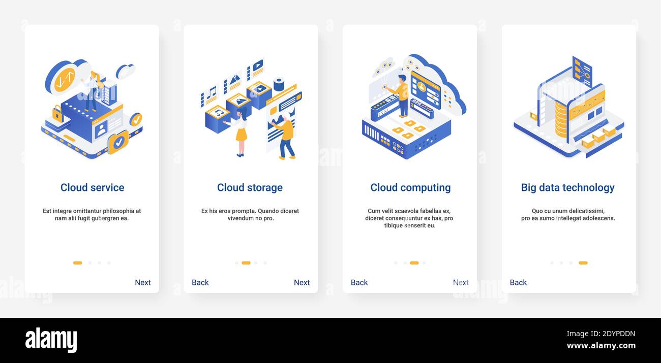 Isometric ui design concept ux hi-res stock photography and images - Alamy