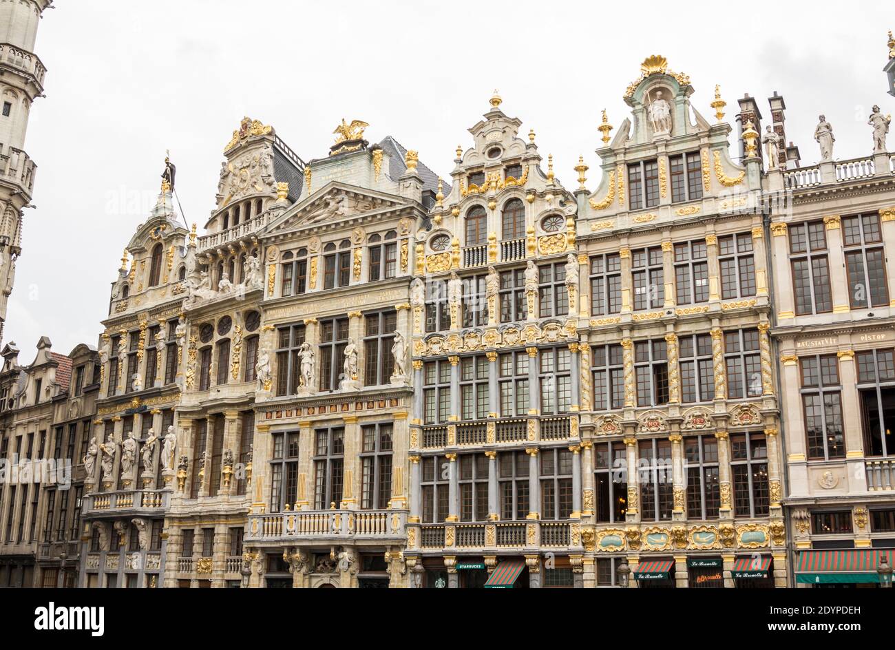 Brussels, BELGIUM : The World Heritage Grand Place, historic buildings ...