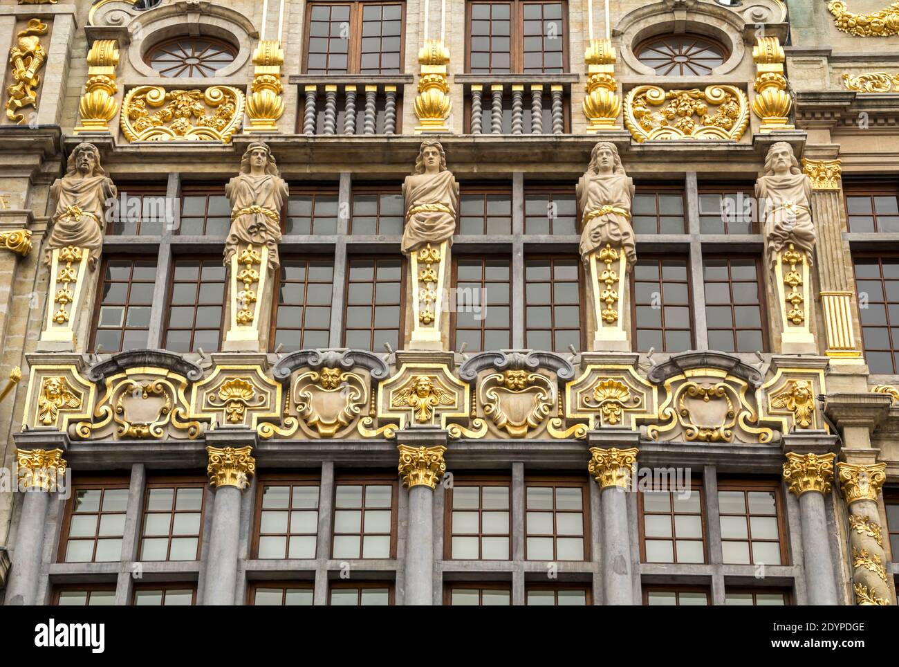 Brussels, BELGIUM : The World Heritage Grand Place, historic buildings ...