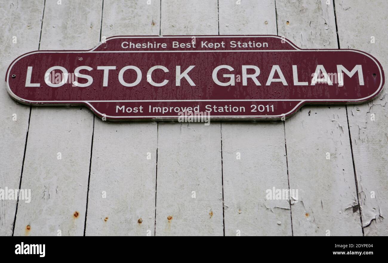 Railway signage hi-res stock photography and images - Alamy