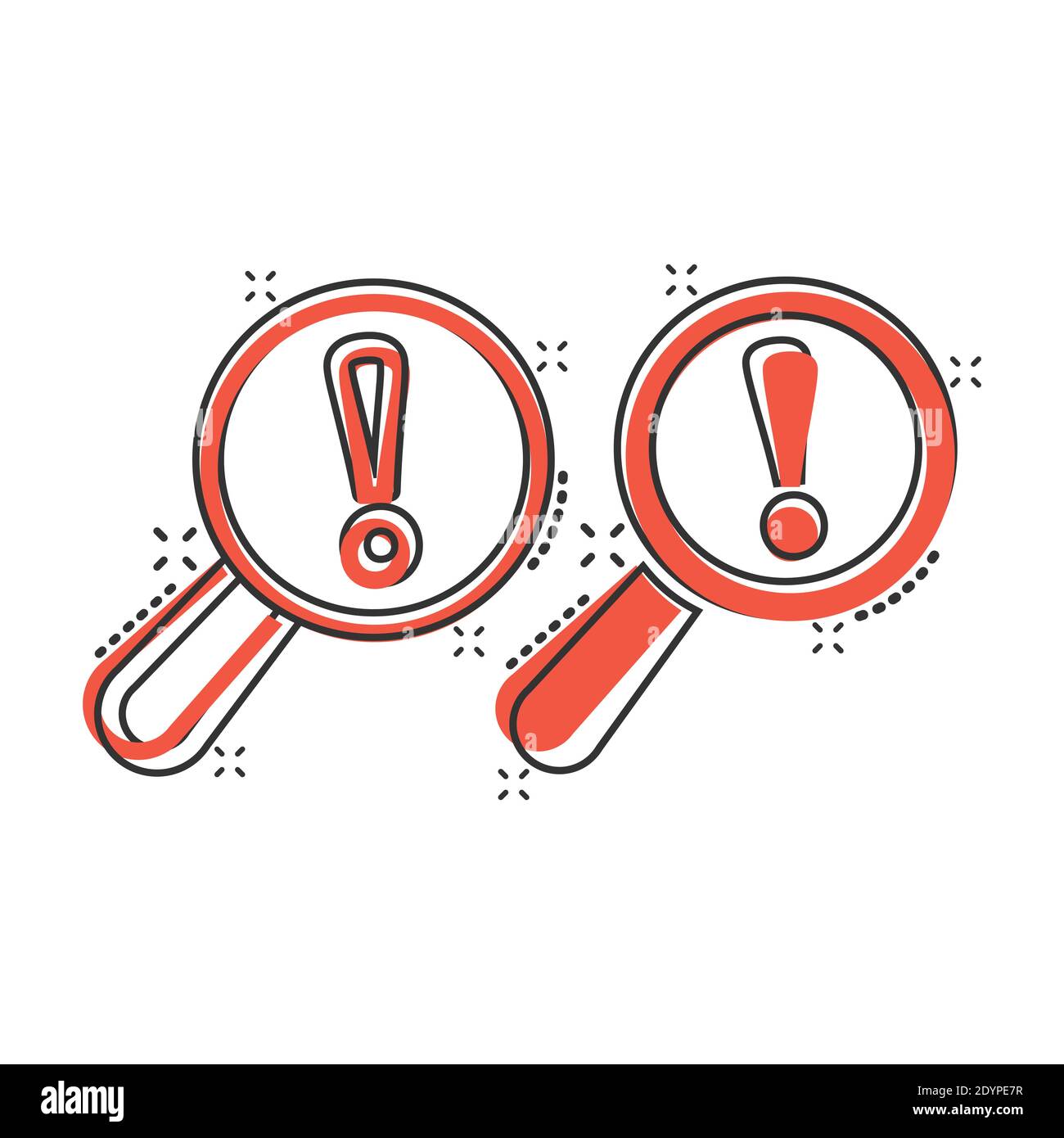 Risk analysis icon in Cut Out Stock Images & Pictures - Alamy