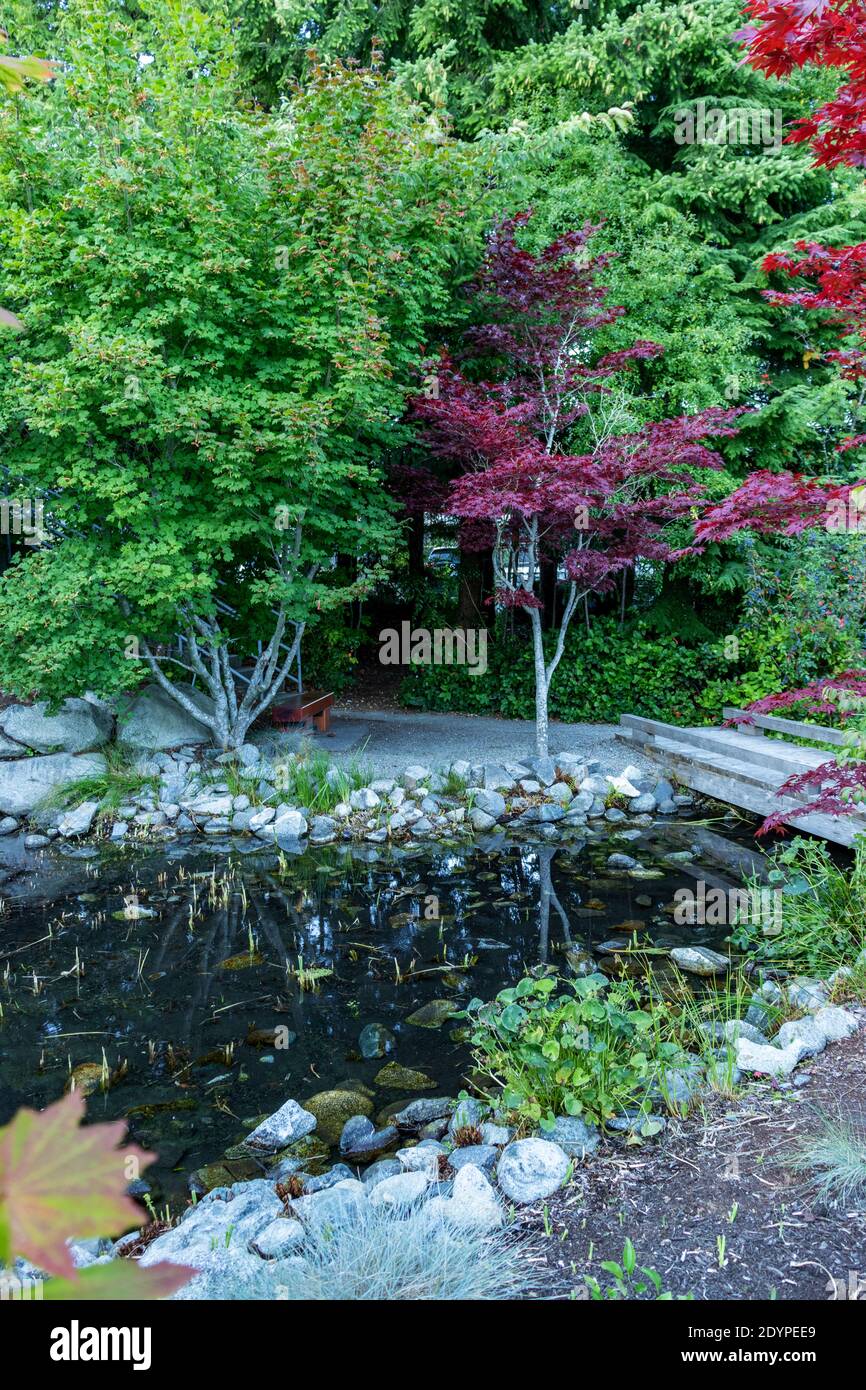 Waterfront park in Gibsons, BC. Gibsons is a lovely town on the ...