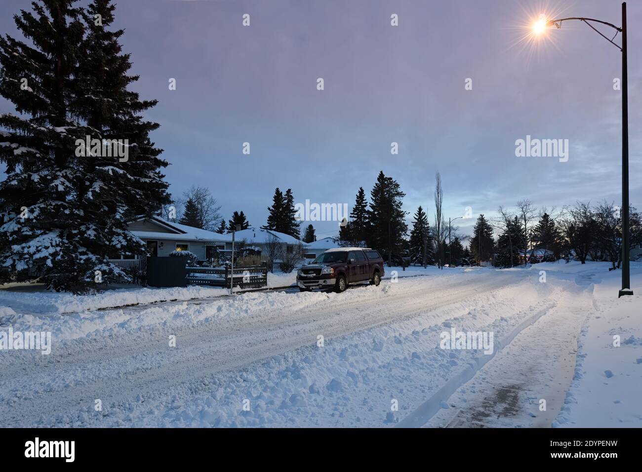 Calgary winter scene hi-res stock photography and images - Alamy